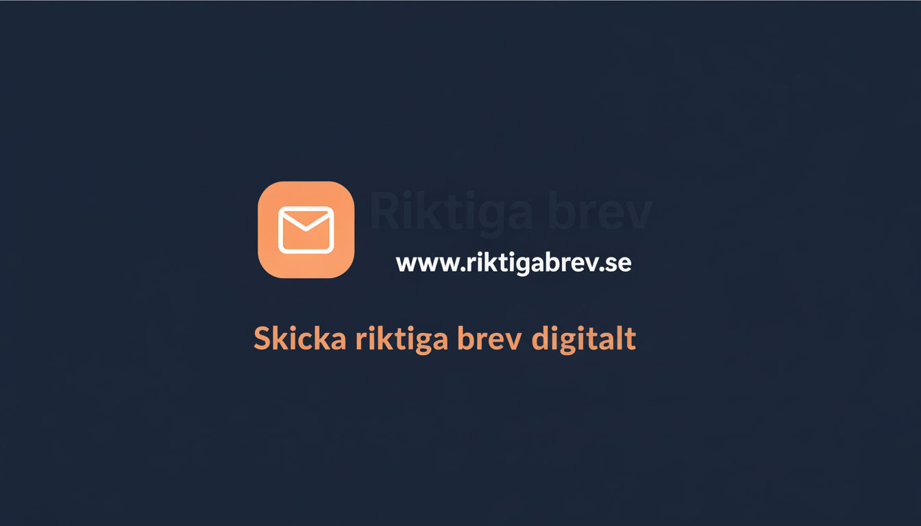 Skriv ut online | Print online | Skicka Brev Digitalt | RiktigaBrev.se